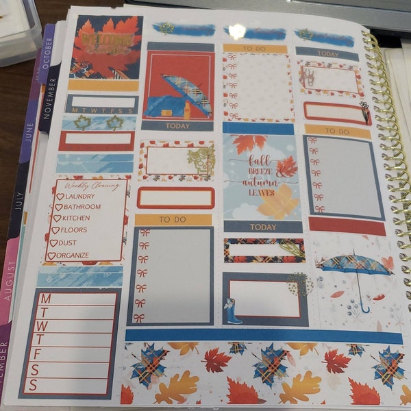 Seashell Summer Printable Planner Stickers, Printable Weekly Stickers ...