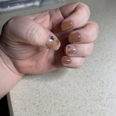 HELLO Autumn-glitter Dip Powder, Fall Nail Dip, Dip Powder, Dip Powder ...