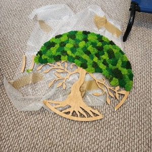Moss Tree of Life, Moss Wall Art, - Etsy