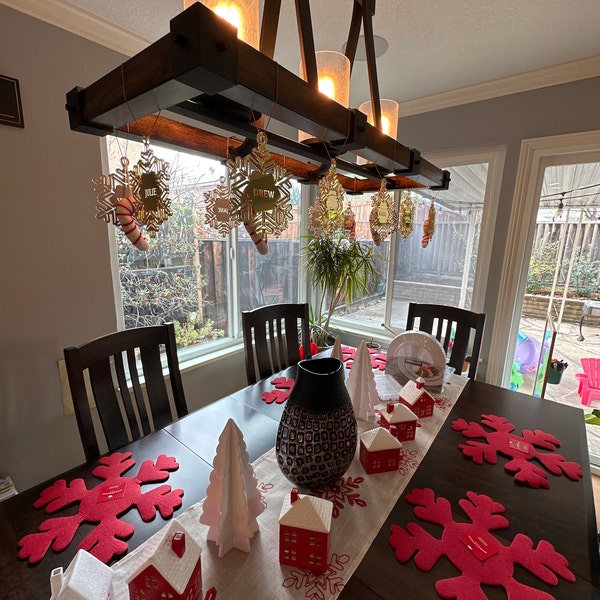 Personalized Name Ornament Sleigh Bell | Custom Gift Tag | Christmas ...