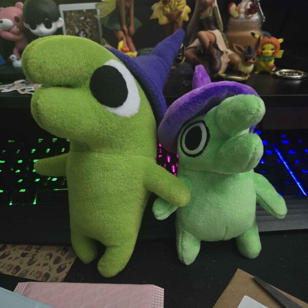 Sky Mantas Plush Inspired by Trevor Henderson, Handmade Soft Toy 13.7 ...