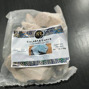 Kaolin / Edible Clay / Kalaba / Marble Chalk / Calabash Chalk - Etsy