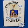 Printable Volleyball Locker Sign, Volleyball Team Hotel Door Hanger ...