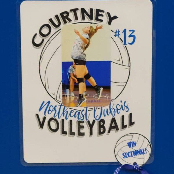 Printable Volleyball Locker Sign, Volleyball Team Hotel Door Hanger ...