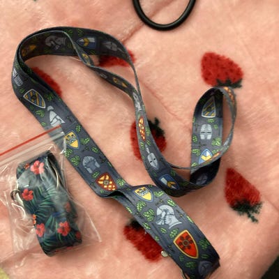 Medieval Knight Print Lanyard ID Badge Holder W/ Decorated Card Insert ...