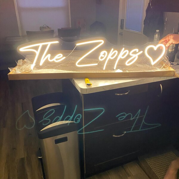 Neon Sign Custom Name, Custom Neon Sign Battery Operated, Neon Sign ...