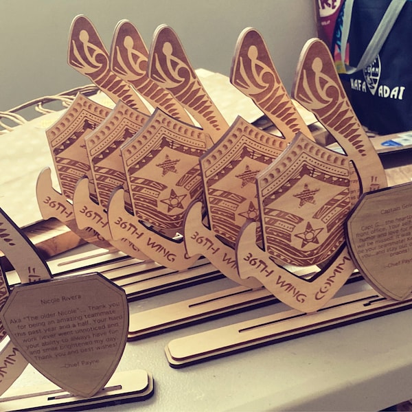 Set of 6 Award Shapes With Bases - SVG Laser Cut File - INSTANT ...