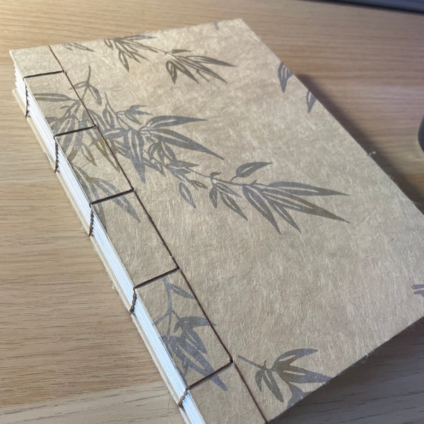 Japanese Print Journal A5 - Handmade Silk/chiyogami Journal - Small ...