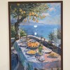 Capri Dining Print Italian Food Print Mediterranean Art Lemon Tree ...