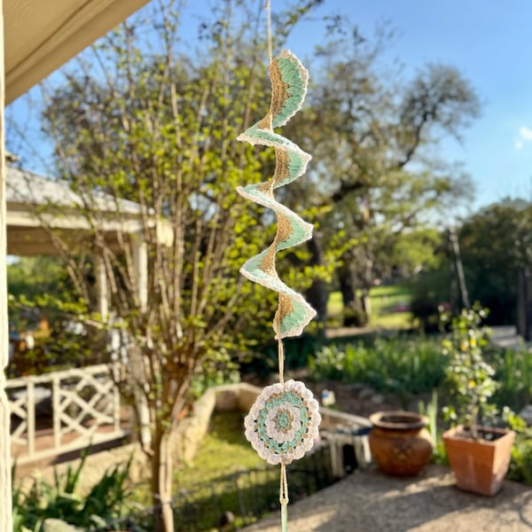 Crochet Wind Spinner Pattern, Crochet Pattern, Crochet Wind Spinner ...