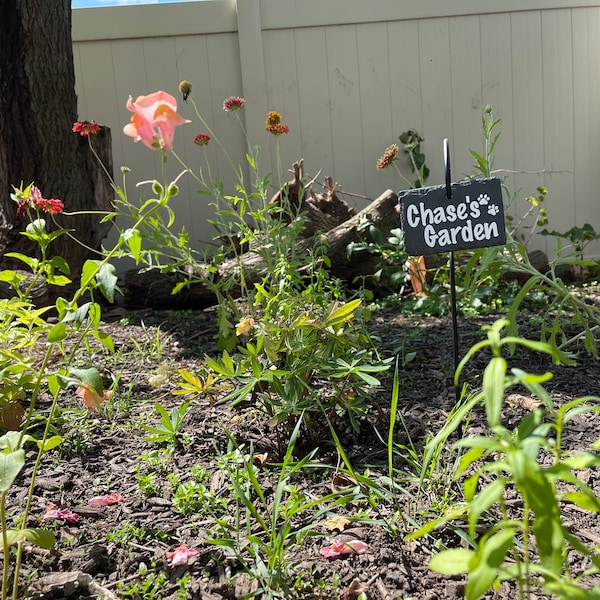 Pet Garden Marker, Pet Memorial, Memorial Garden, Garden Sign, Weather ...