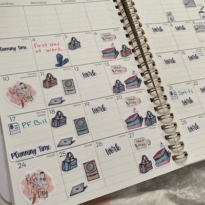 Computer Stickers/ Planner Stickers Sheet/ Desktop Stickers - Etsy