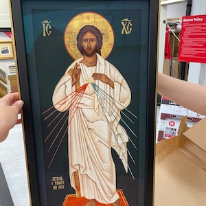 Christ the Divine Mercy, Icon Print - Etsy