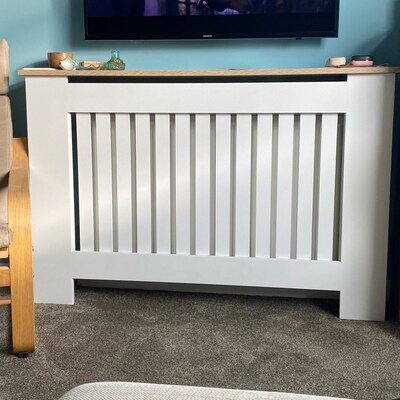 Oak Top Custom Radiator Cover - Etsy UK