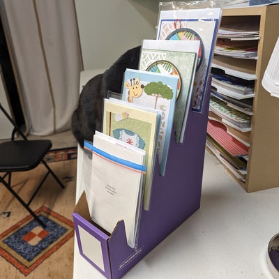 Card Display Template for a Craft Show Card Holder. Instant Digital ...