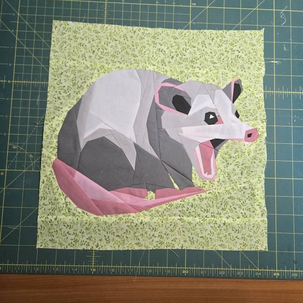 Screaming Possum | FPP Quilt Pattern | Instant PDF Download ...