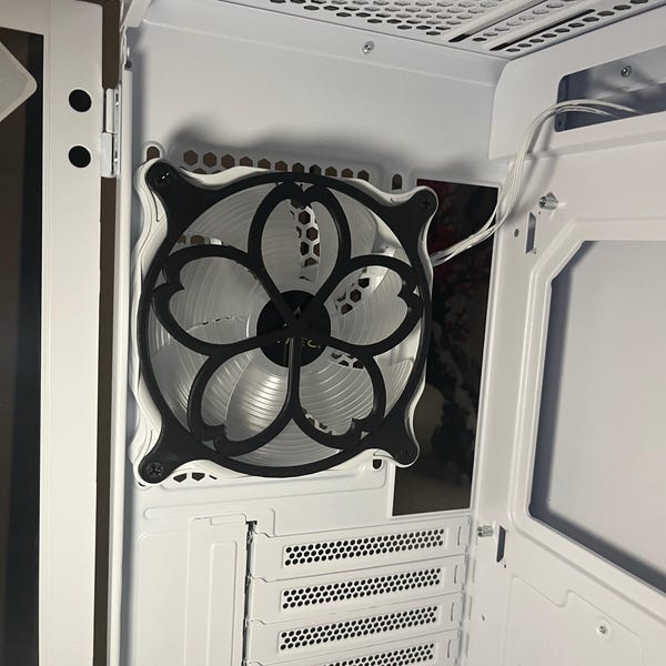 Star / Heart cutouts Pc Fan Grills covers, Shrouds Cute Pc Deco ...