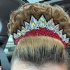 Lace Crown With Clear AB Rhinestones or Sew on Pearls. Lace Irish Dance ...