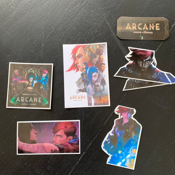 Arcane Sticker Pack - 18 Stickers From the Netflix Show, Arcane - Etsy