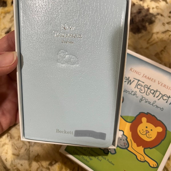 Engraved Bible Personalized Baby Name Engraved Newborn Bible Engraved ...