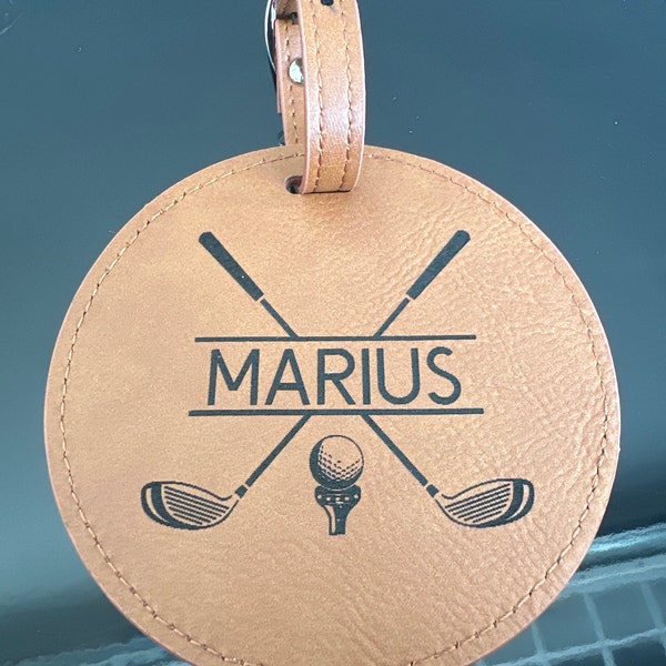 Golf Bag Tag - Personalized Golf Gifts for Men or Woman - Custom Golf ...