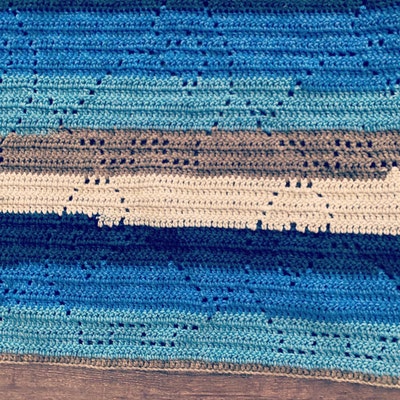 Littlefoot Blanket Filet Crochet Blanket Pattern Baby Blanket Crochet ...