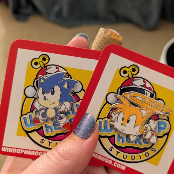 Sonic The Hedgehog Enamel Pin Set Etsy