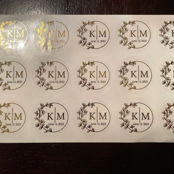 Personalized Clear Stickers - Etsy