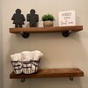 Pipe Hangers for Industrial Floating Shelves, Iron Shelf Brackets ...