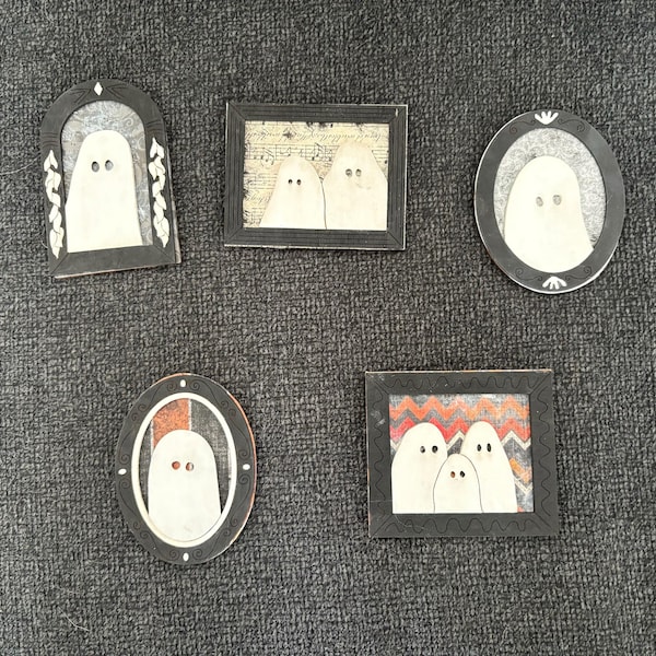 Ghost Frames Decorating Craft - Paint and Brushes Included - Set of 5 ...