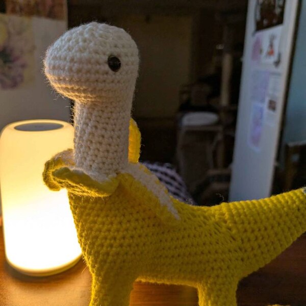 Bananasaurus Dinosaur NO SEW Crochet Pattern - Etsy