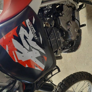Honda XR400 XR 400 XR Fuel Tank Decals Gas Decals Graphics Right and ...