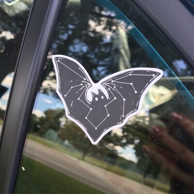 Constellation Bat Sticker Bat Laptop Sticker Bat Water - Etsy