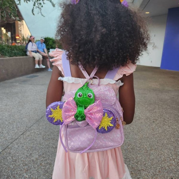 Pascal Rapunzel Tangled Inspired Minnie Mickey Ears Holder, Sunglasses ...