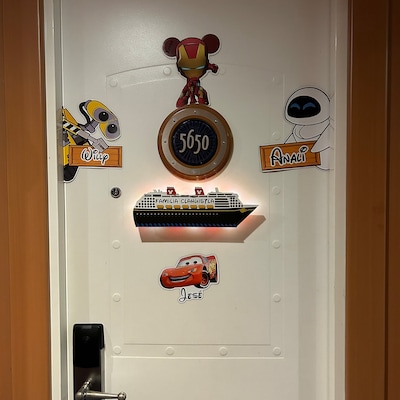 Monsters Inc. Disney Inspired Cruise Door Magnets/ Boo, Sullivan, Mike ...