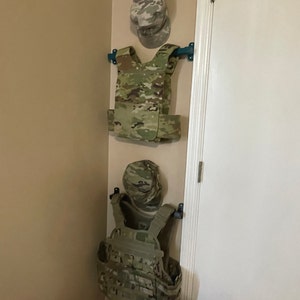 Plate Carrier / Body Armor Mount Wall Gear Holder Storage Rack - Etsy