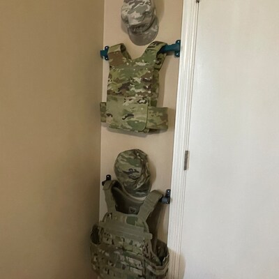Plate Carrier / Body Armor Mount Wall Gear Holder Storage Rack - Etsy