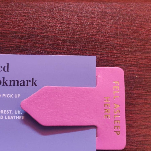 Personalised Leather Heart Bookmark Cute Mother's Day Gift for Book ...