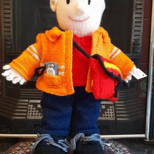 Policeman, Postman and Paramedic Pdf Knitting Pattern - Etsy UK