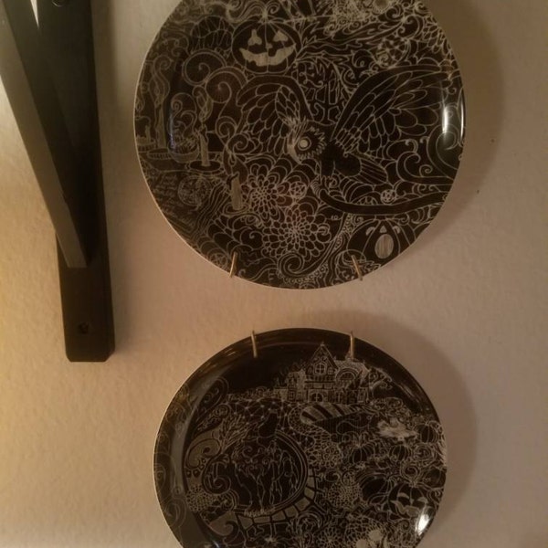 Animal Anatomy Skeleton Gothic Plate Set | Autumn Dinnerware | Elegant ...