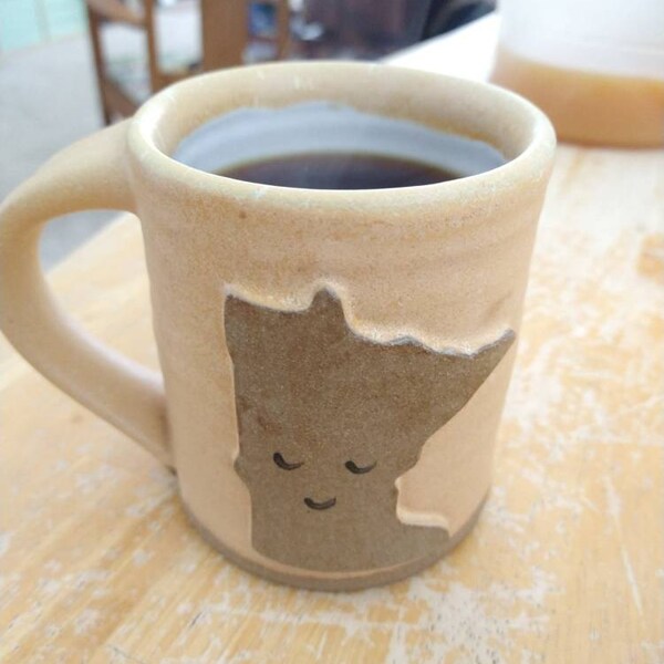 Moth Hand-thrown Mug . Pottery by Lund Studios - Etsy