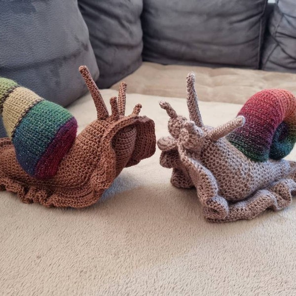 Add-on Round Snail Shell for Giant and Medium Snails Crochet Pattern by ...