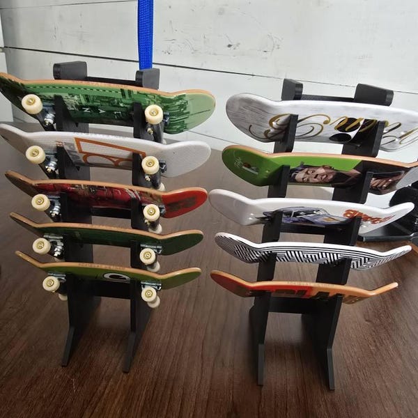5 Fingerboard Display Rack - Etsy