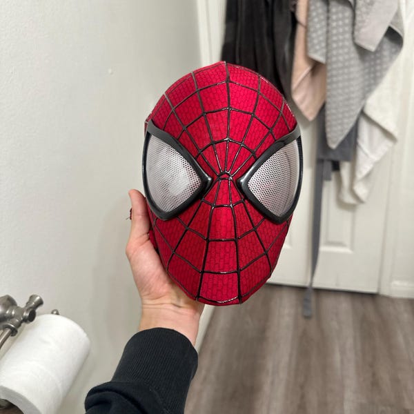 Customized Spider Man 1 Helmet, Andrew Garfield Spider Man Mask ...