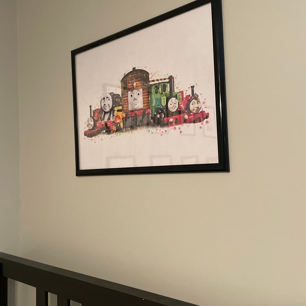 Thomas and Friends Watercolor Art Print Thomas Poster Tank Engine ...