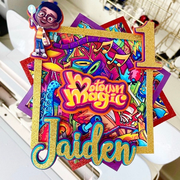 Motown Magic Cake Topper, Motown Magic Party Supplies, Motown Magic - Etsy