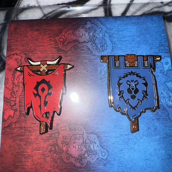 Horde Faction Battle Flag Wow Fanart Sticker - Etsy