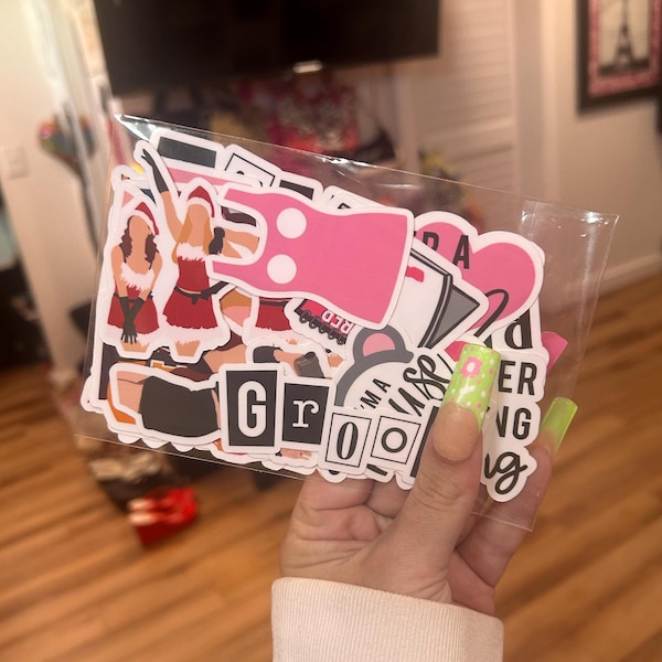 Mean Girls Sticker Pack, Mean Girls Movie, 20 Sticker Pack, Mean Girls ...