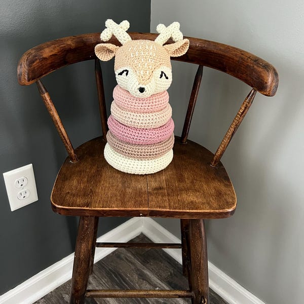 PDF Pattern: Little Deer Stacking Ring Crochet Toy - Etsy