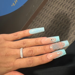 ONYX 3xl Square Press Ons XXL Square Nails 3D Press on - Etsy